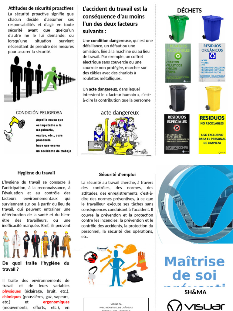 Brochure de Diffusion - Autocontrôle Préventif | PDF | Sécurité | Hygiène du travail