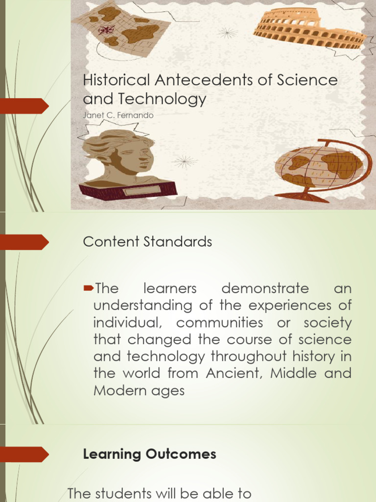 GE15 Lesson 1historical Antecedents of Science and Technology | PDF ...