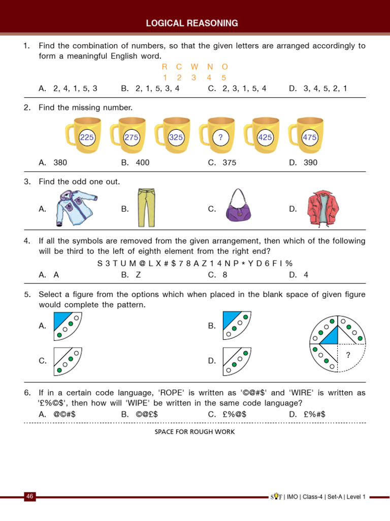 Class 4 Imo 5 Years e Book 2022-47-53 | PDF