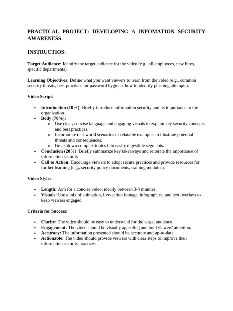 Practical Project Ism Finalexam | PDF