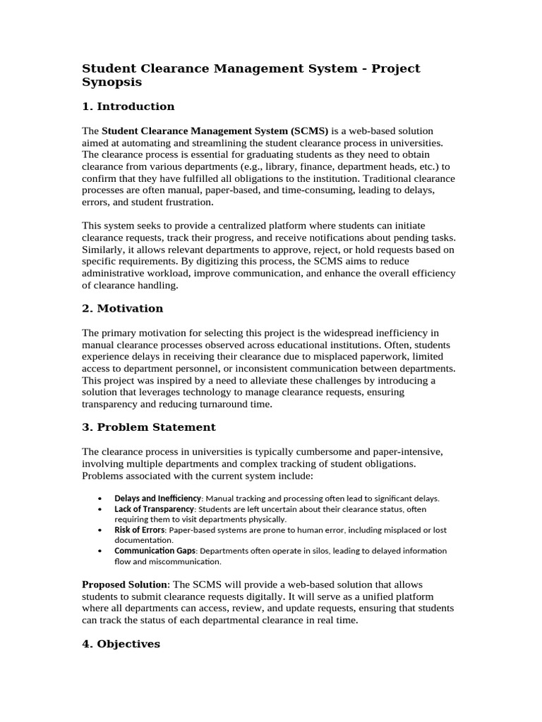 Student Clearance Management System | PDF | Audit | Version Control