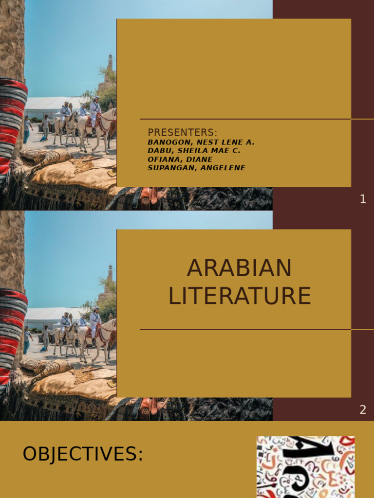 Arabian PPT Final | PDF | Arabian Peninsula | Poetry