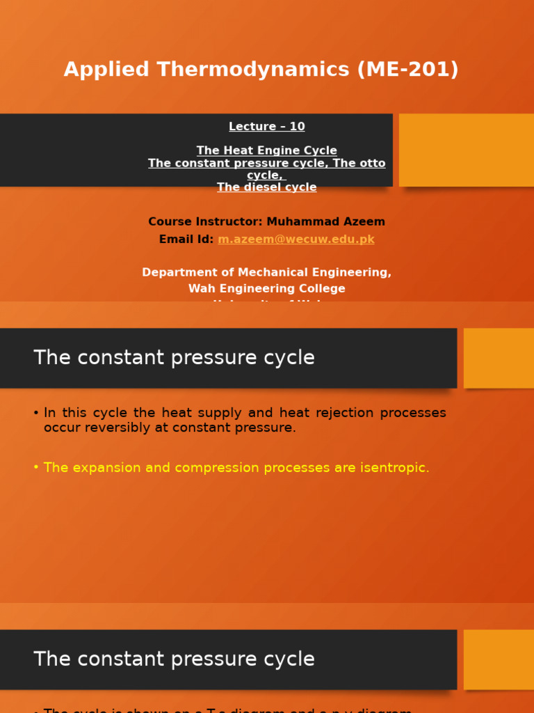 Heat Engine Cycles Explained | PDF