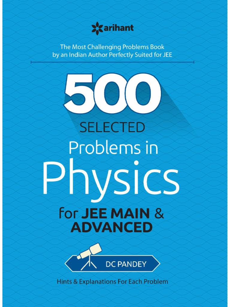 500 Problems in Physics by DC Pandey | PDF | Force | Acceleration