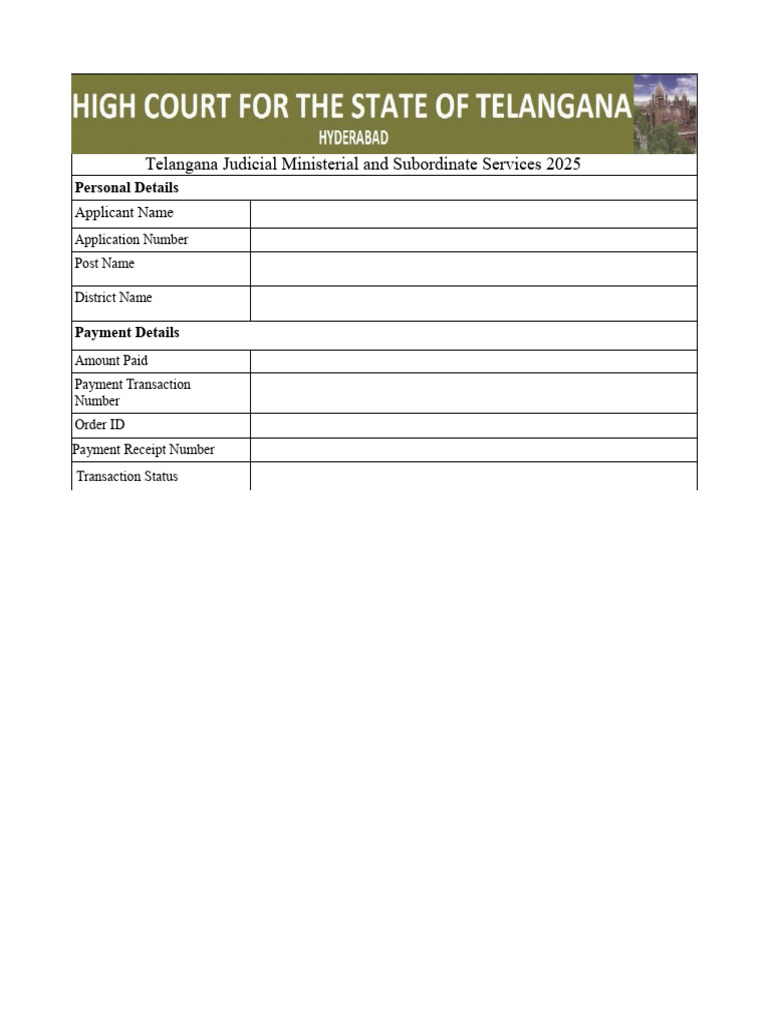 TRR Ja Payment Slip | PDF