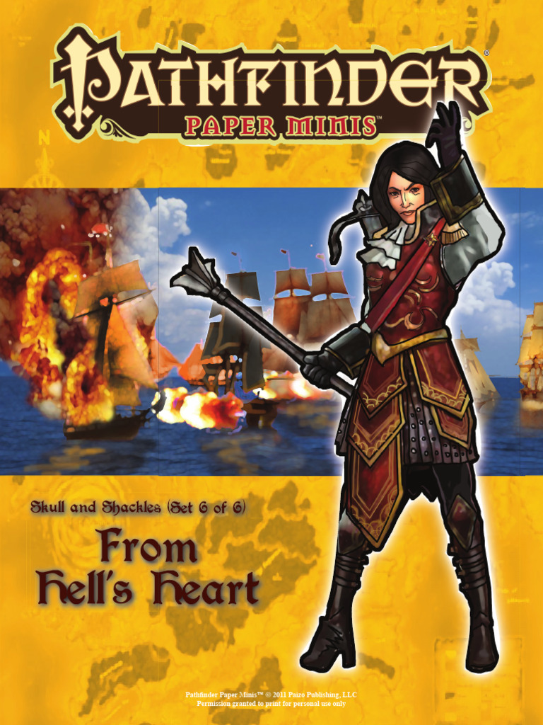 Paper Minis - Skull & Shackles - 06 - From Hell’s Heart | PDF | D20 ...