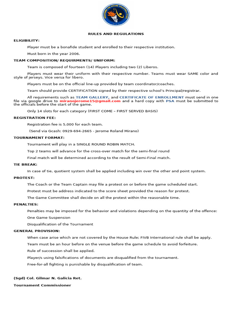 DGC Rules and Regulations | PDF