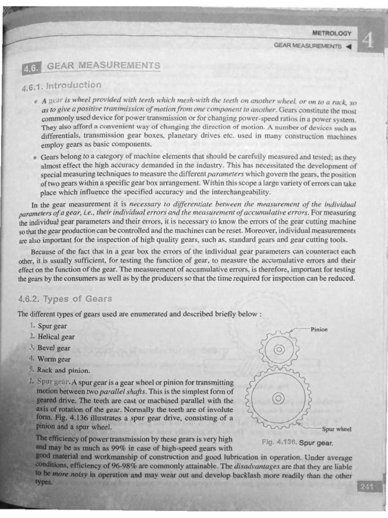Gear Measurement 1 | PDF