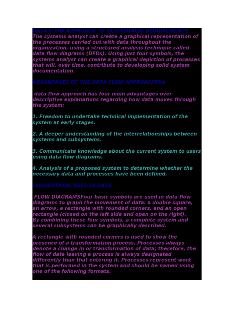 Data Flow Diagrams for System Analysis | PDF | Information Technology ...