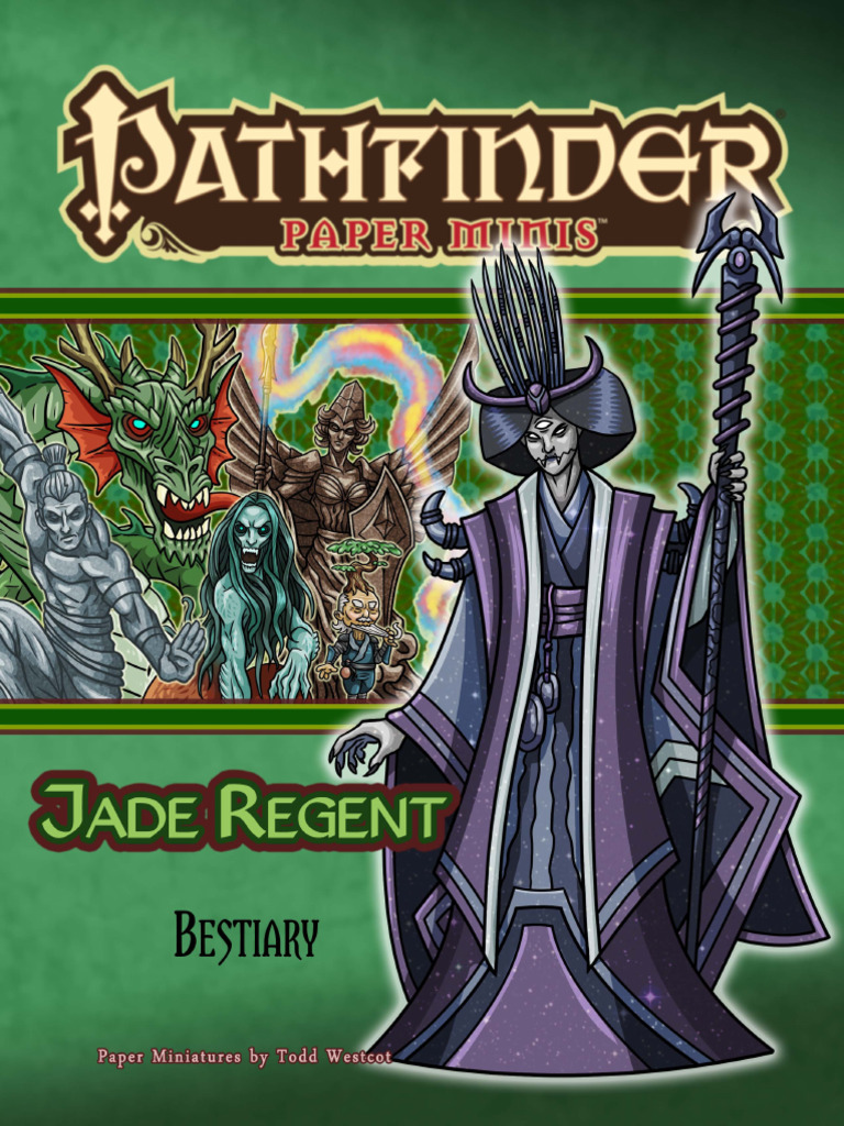 Paper Minis - Jade Regent - Bestiary | PDF