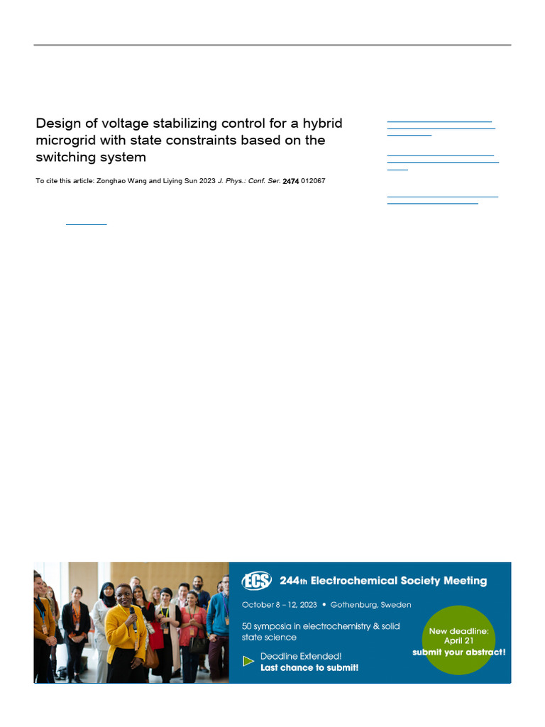 Design_of_voltage_stabilizing_control_for_a_hybrid | PDF | Control ...