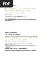 ISA 210: Audit Engagement Terms | PDF | Financial Audit | Financial ...
