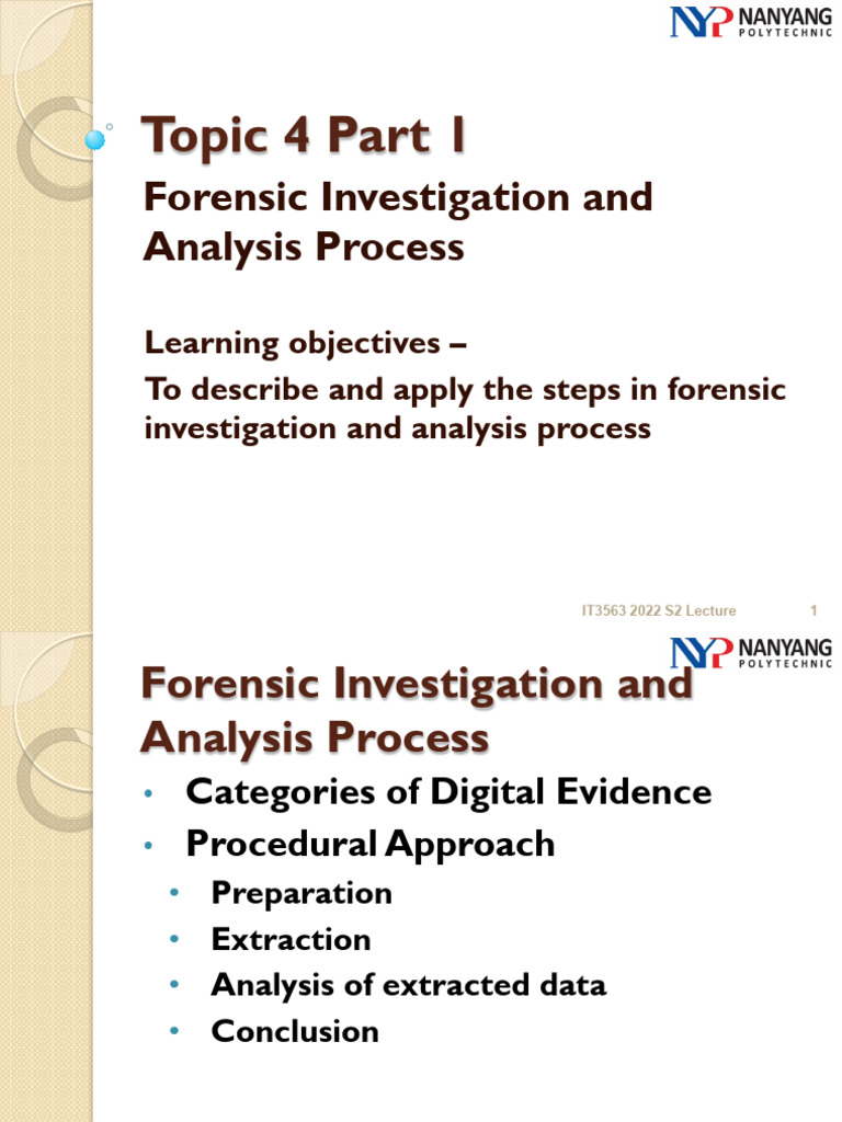 Forensic Investigation Steps Guide | PDF | Computer File | Hearsay