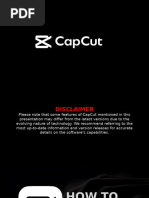 Capcut Tutorial | PDF | Editing | Software