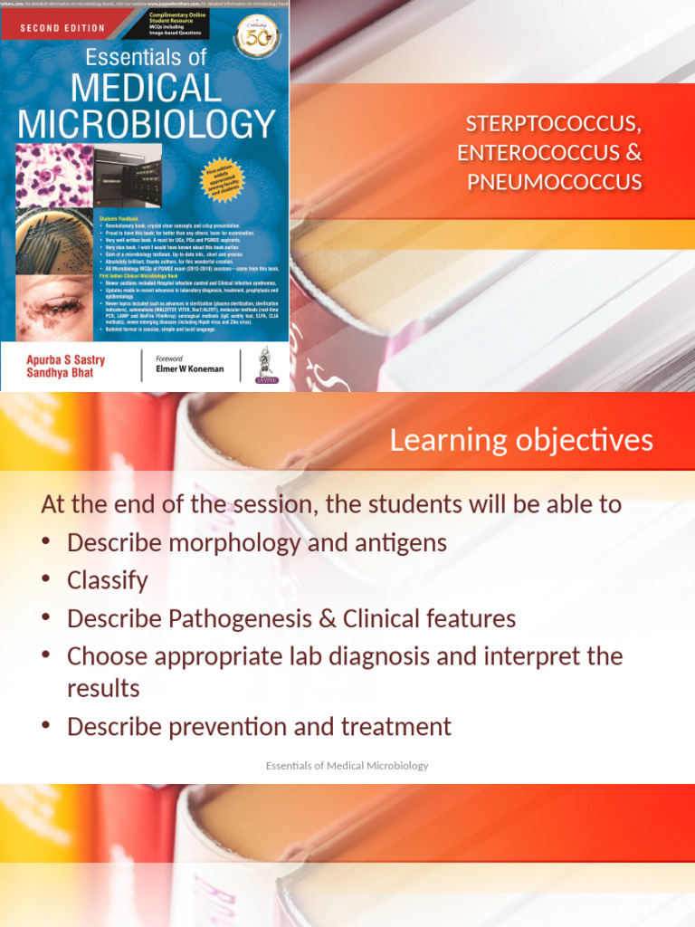 Streptococcus, Enterococcus and Pneumococcus | PDF | Streptococcus | Diseases And Disorders