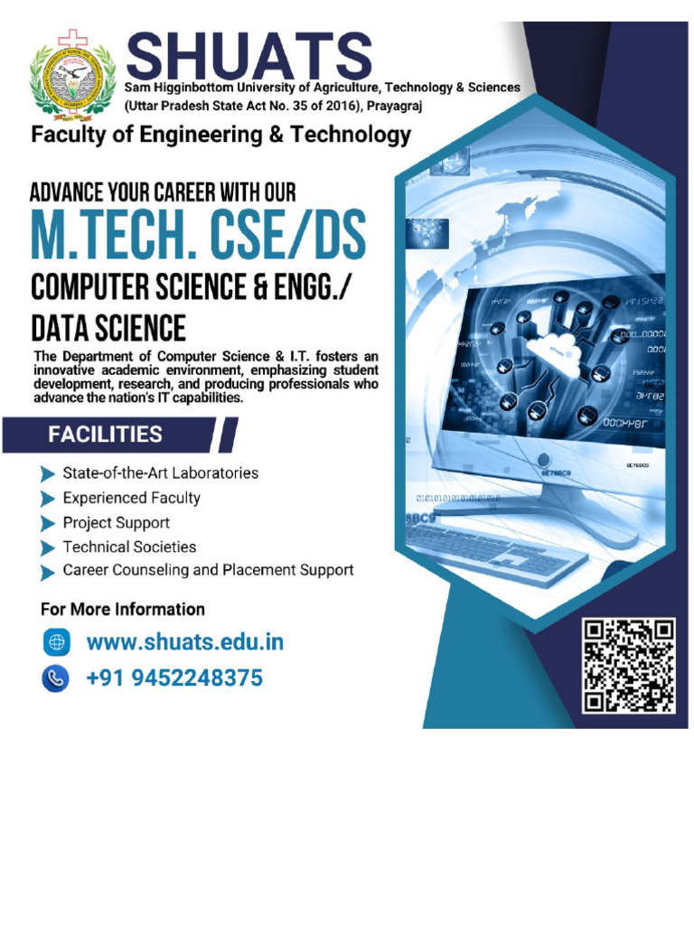 MTech CSE Data Science Admission | PDF