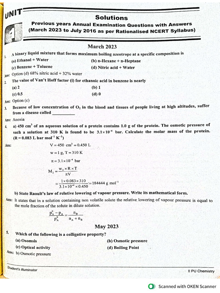 Unit 1 - Solutions | PDF