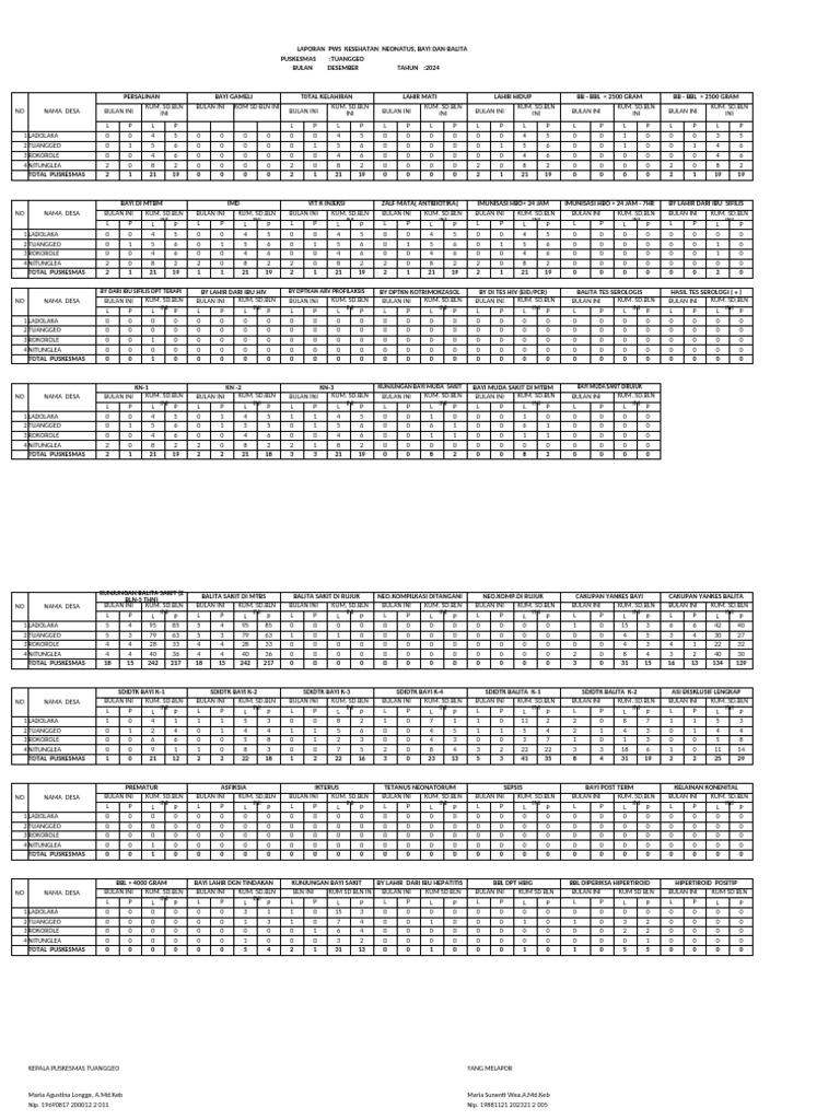 Form Lap - PWS Anak 2024 - 2 | PDF