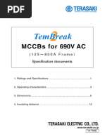 Alfanar Terasaki Moulded Case Circuit Breakers MCCB Catalog | PDF ...