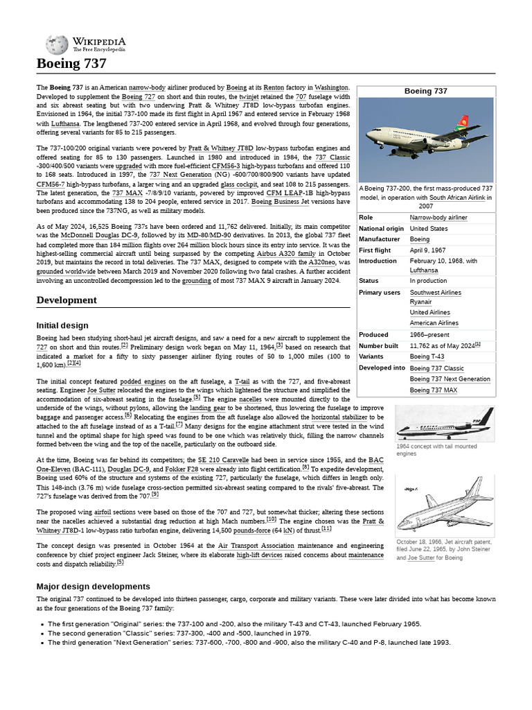 Boeing_737 | PDF | Aviation | Boeing