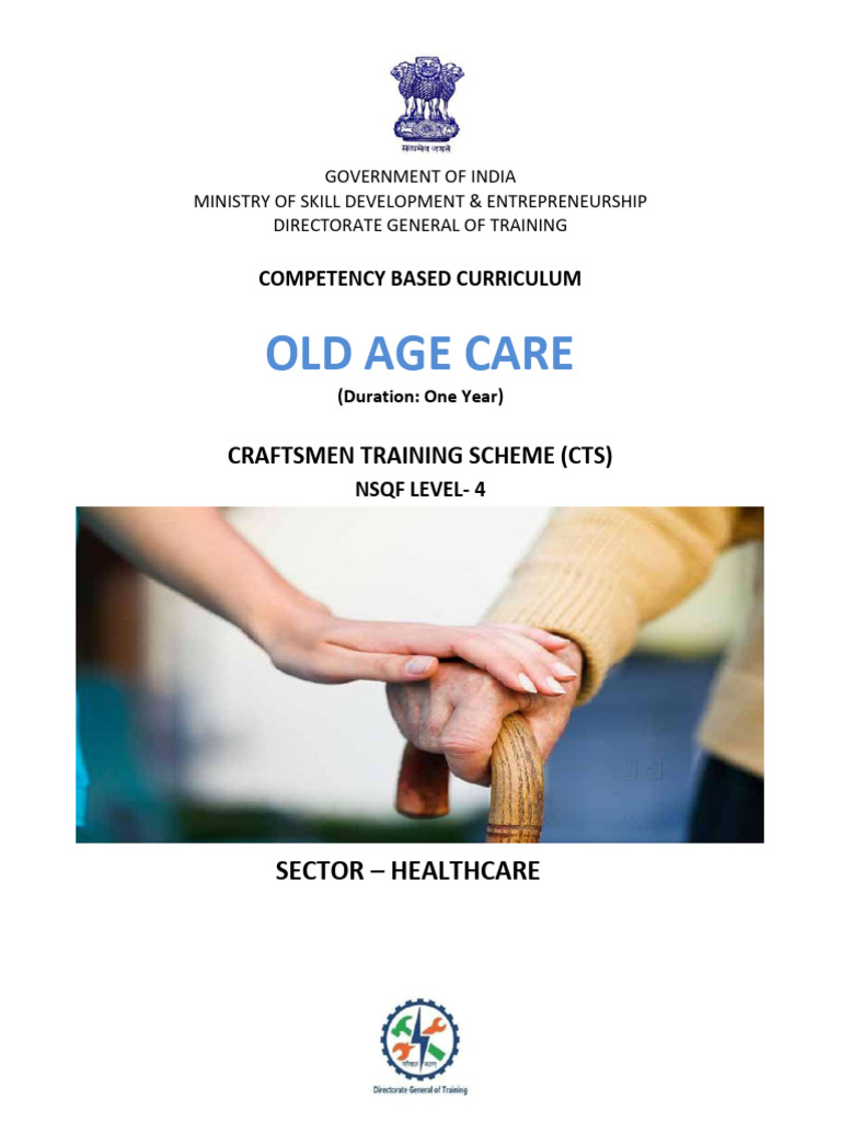 Old Age Care - CTS1.2 - NSQF-4 - Compressed | PDF | World Wide Web | Internet & Web