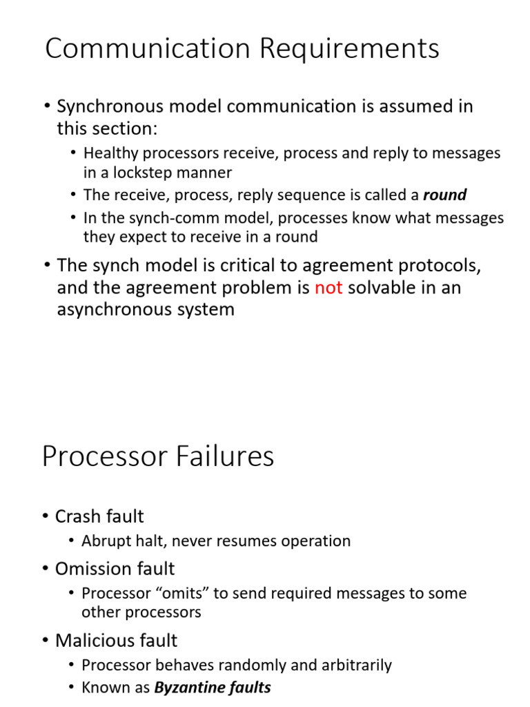 Lec19-20 Consensus Agreement | PDF | Computer Science | Systems Engineering