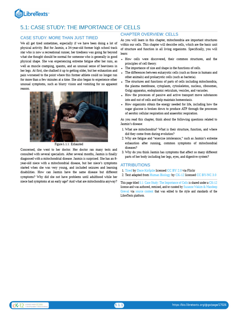 5.1! Case Study! The Importance of Cells | PDF | Cell (Biology ...