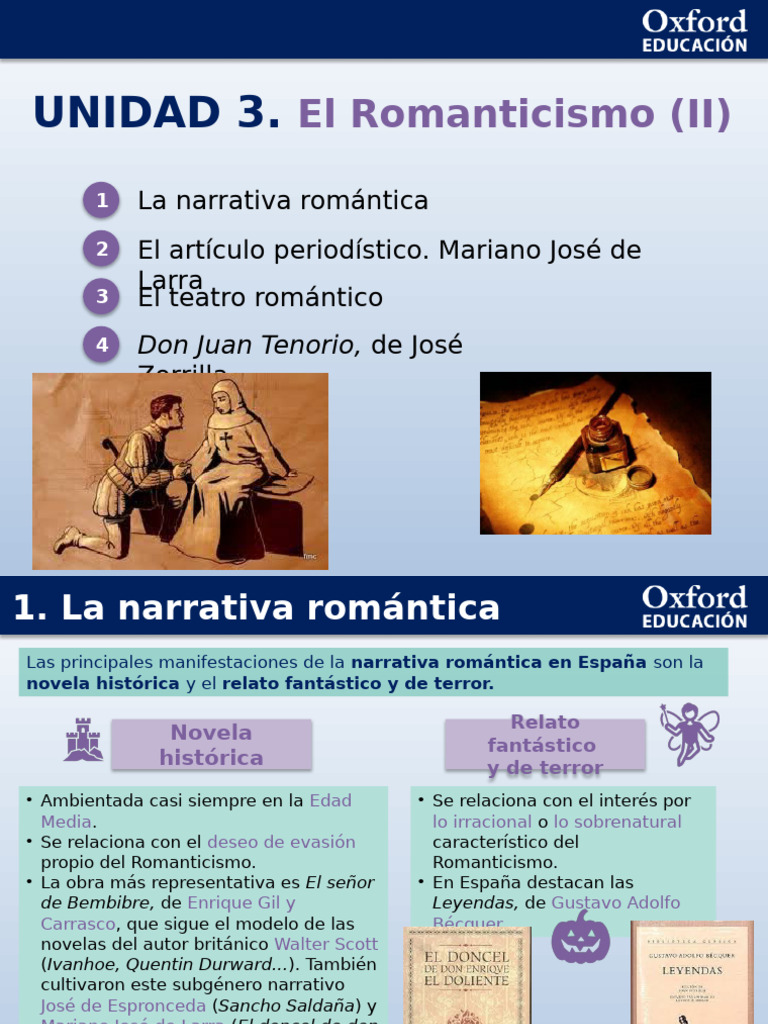U3 Presentacion Romanticismo (Ii) | PDF | Don Juan