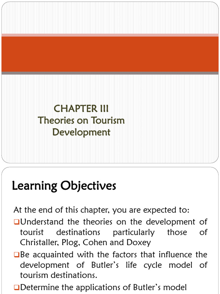 Tourism Planning Chapter 3 | PDF | Tourism | Behavioural Sciences