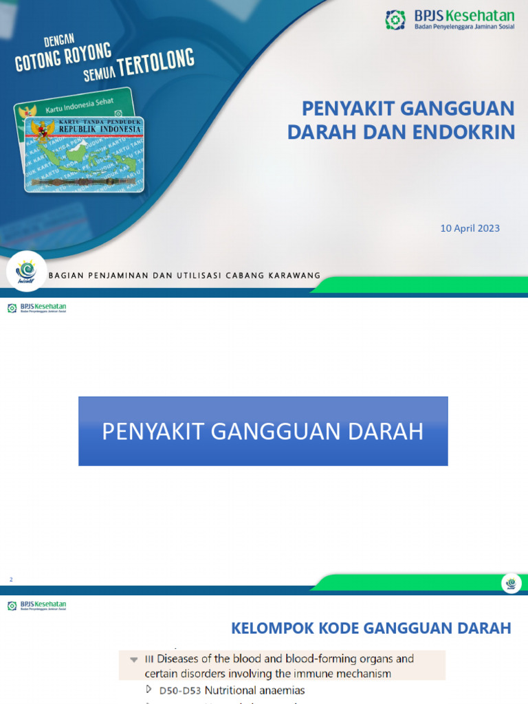 Kaidah Koding Penyakit Gangguan Darah Dan Endokrin 1729782165 | PDF
