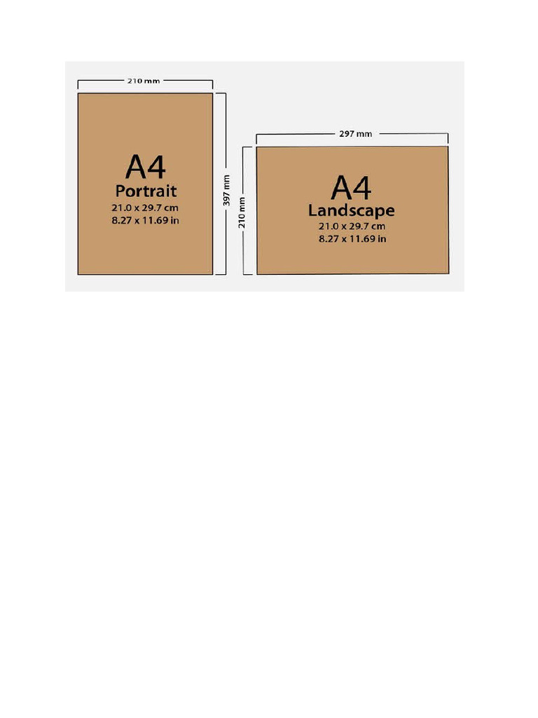 Perbedaan Ukuran Kertas A4 Dan F4 | PDF