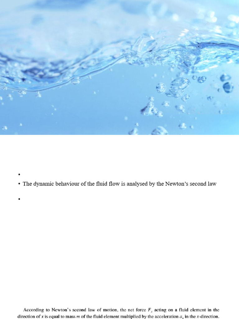 Fluid Flow Dynamics & Equations | PDF