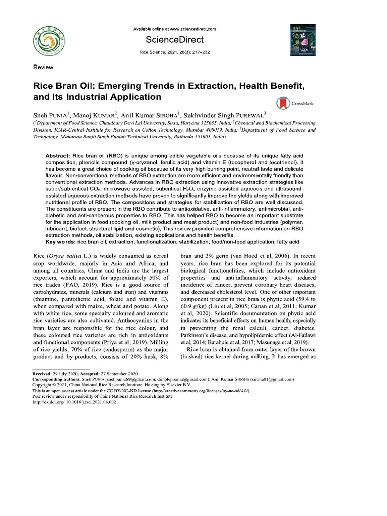 Punia Et Al,. 2021 | PDF