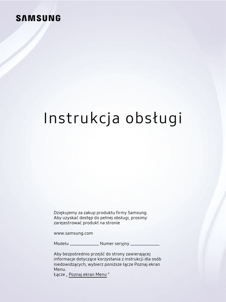 Instrukcja Obslugi SAMSUNG QE75Q74D | PDF