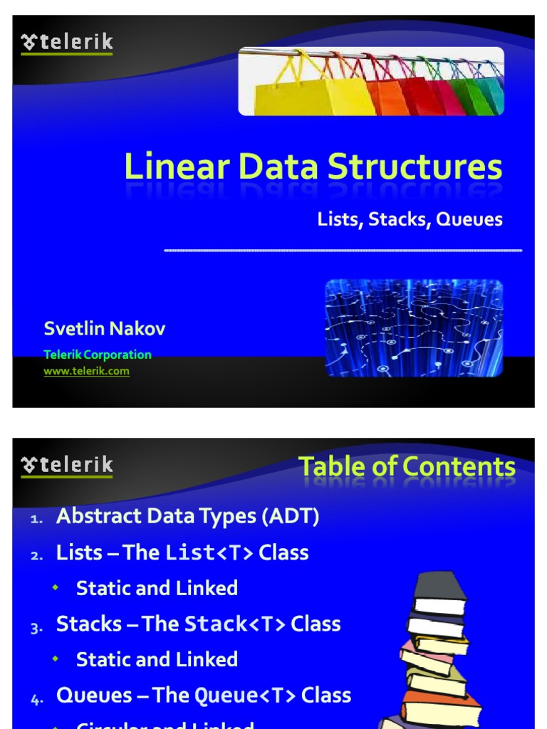 Linear Data Structures | PDF | Queue (Abstract Data Type) | Array Data Structure