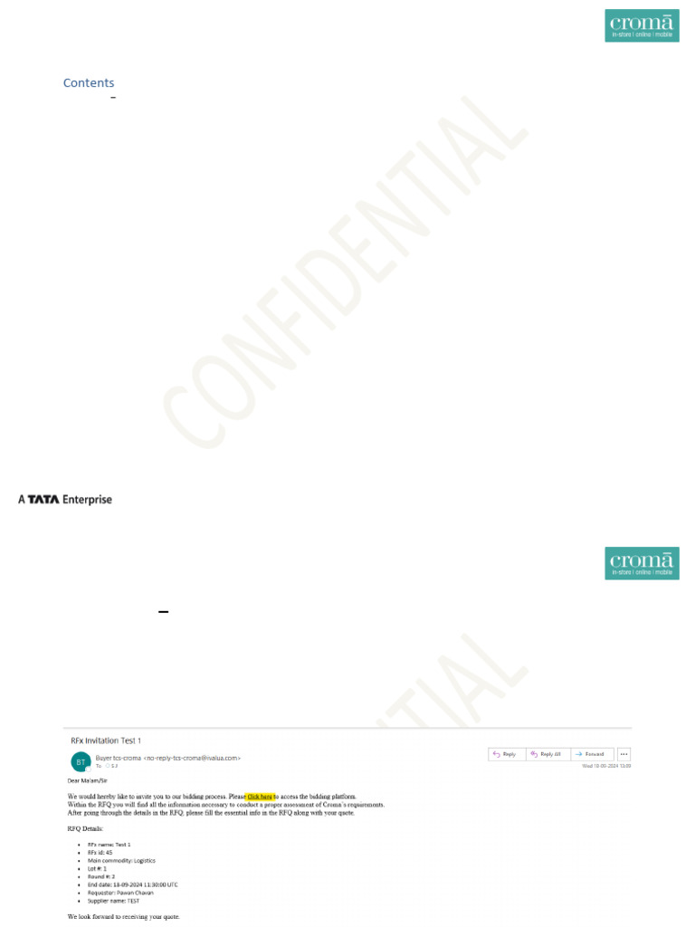 Ivalua User Manual For Supplier Logistics Module 3 RFQ | PDF | Software ...