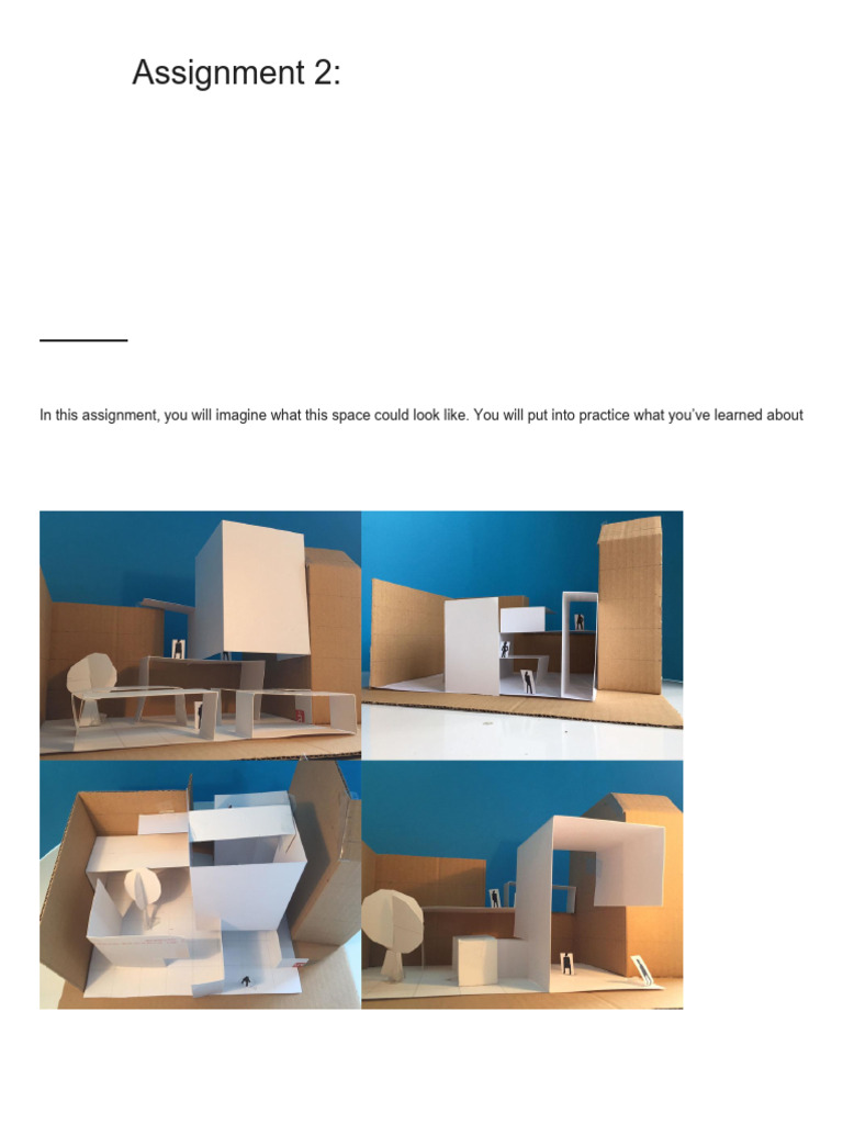 Assignment 2 Compositions in Space Stage 3 | PDF | Space