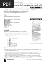 Cooling & Heating Curves of Lauric Acid | PDF | Melting Point | Thermometer