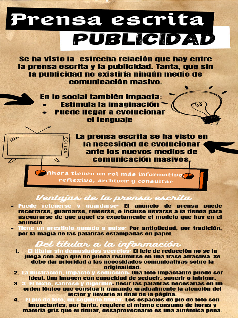 Evolución y Ventajas de la Prensa Escrita | PDF