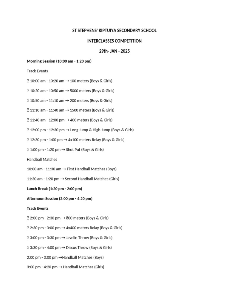 Line Up Activities | PDF