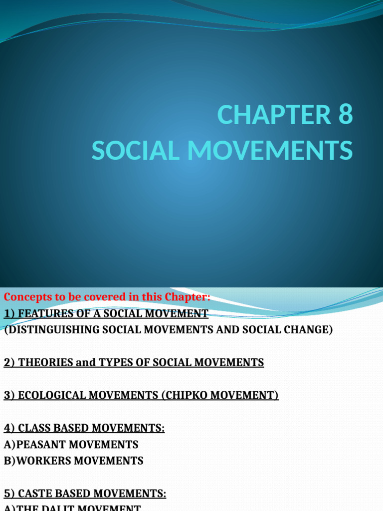Overview of Social Movements in India | PDF