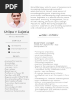 Job Description - Cluster Manager | PDF | Retail | Business