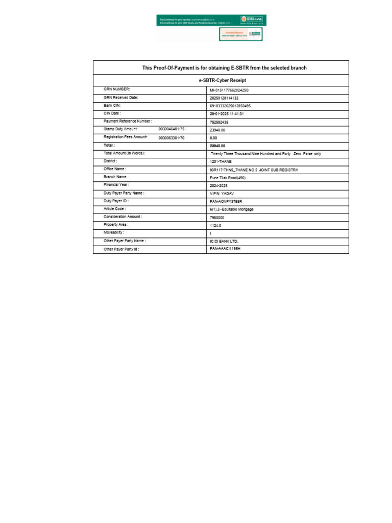 TMP Storage Esbtr Receipt 1f47dc0f13 | PDF