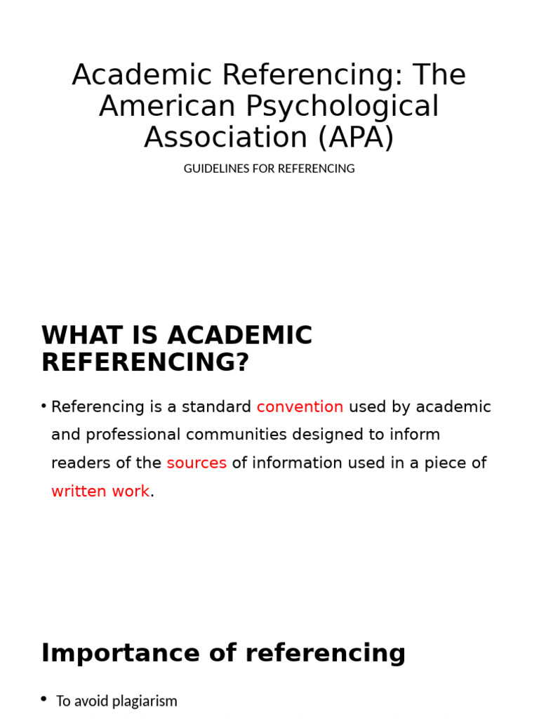 American Psychological Association (APA) - 020710 - 124042 | PDF ...