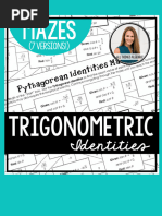 Solving Basic Trigonometric Equations Task Cards | PDF