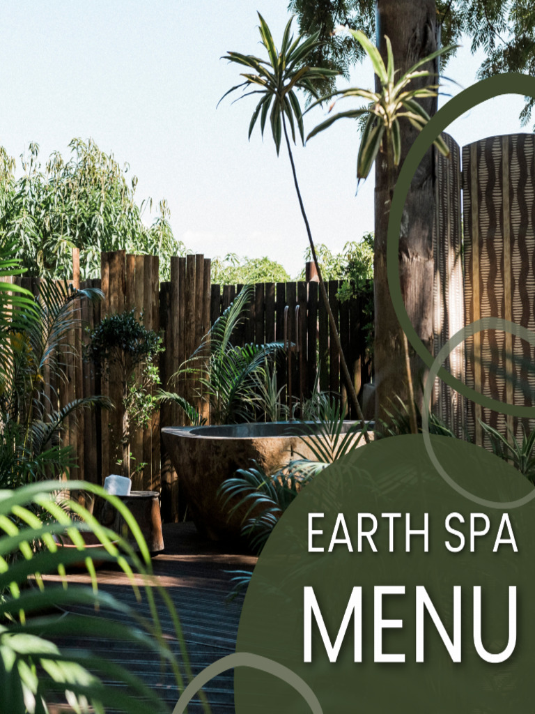 Earth Spa Brochure | PDF | Massage | Spa