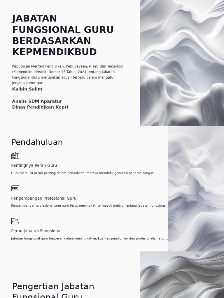 Jabatan Fungsional Guru 2024: Panduan Lengkap | PDF