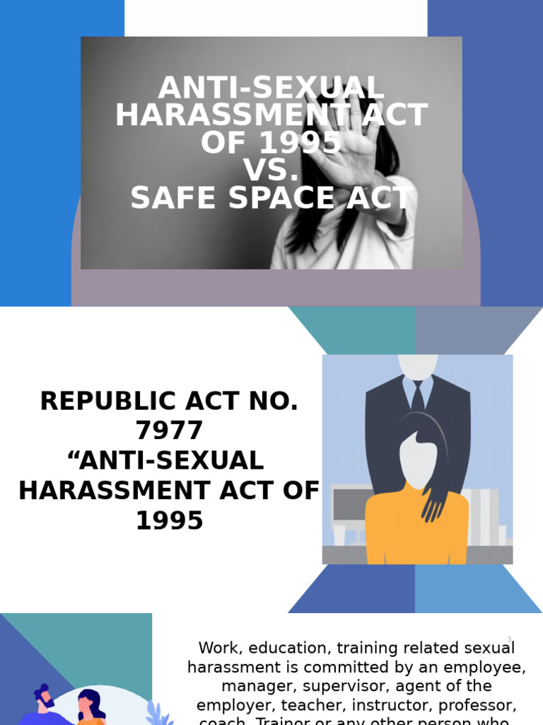 Anti-Sexual Harassment Act of 1995 | PDF | Sexual Harassment | Harassment