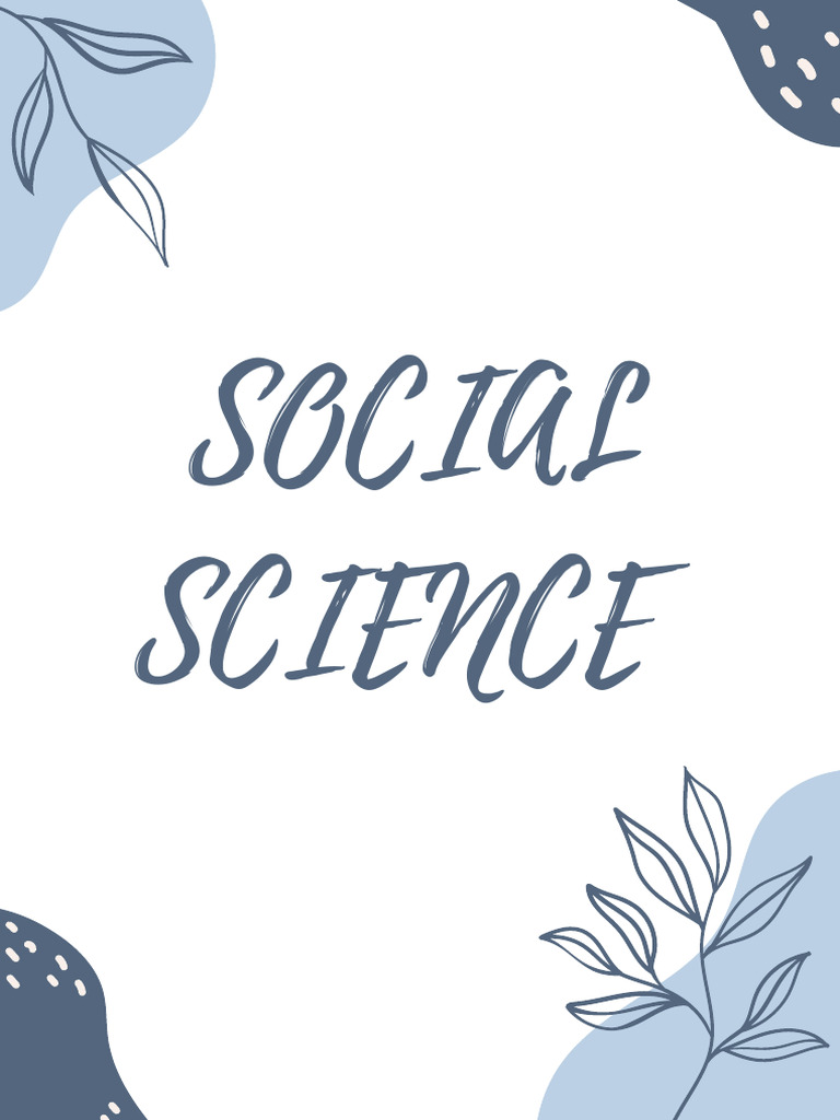 Blue Simple Aesthetic Floral Notebook Cover Page A4 | PDF