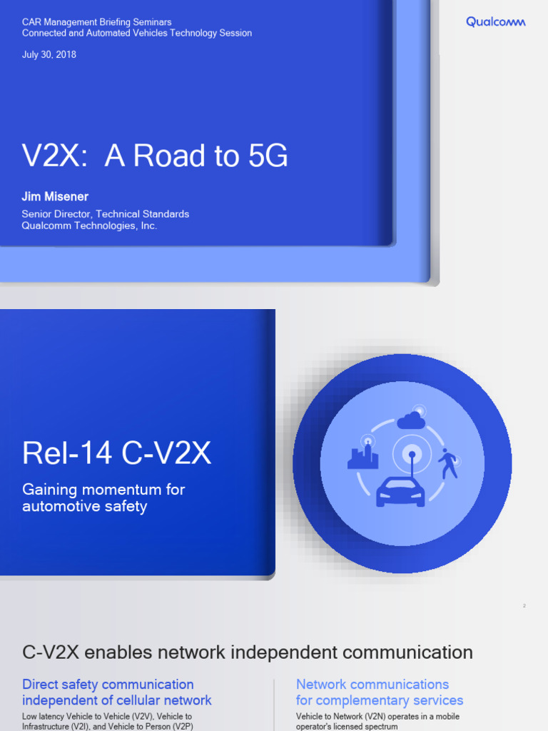 V2X A Road to 5G | PDF | Information And Communications Technology | Computer Networking